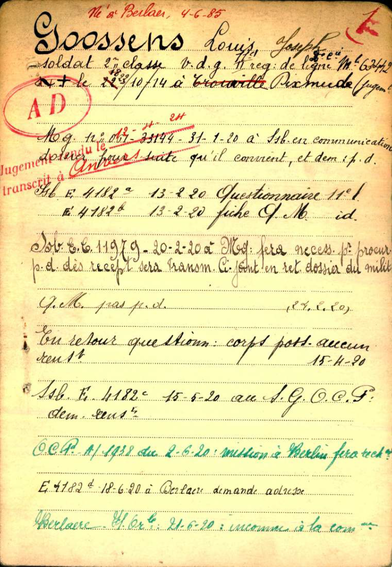 Goossens Louis Joseph - Kempense Klaprozen